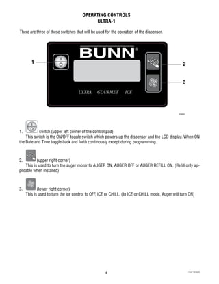 BUNN Ultra 2 Slush Machine - Programming | PDF