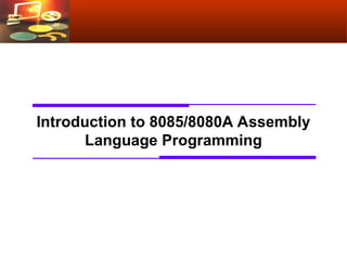 Programming-8085 programming, description and base model.ppt