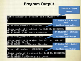 Programming c-lab162015077 | PPT
