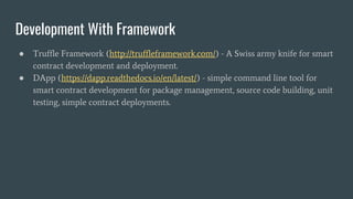 Programming Decentralized Application | PPT