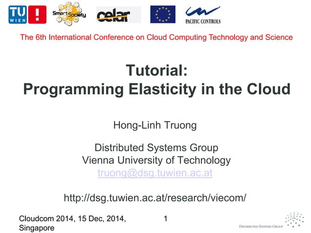 Programming Elasticity in the Cloud | PDF | Cloud Computing | Internet