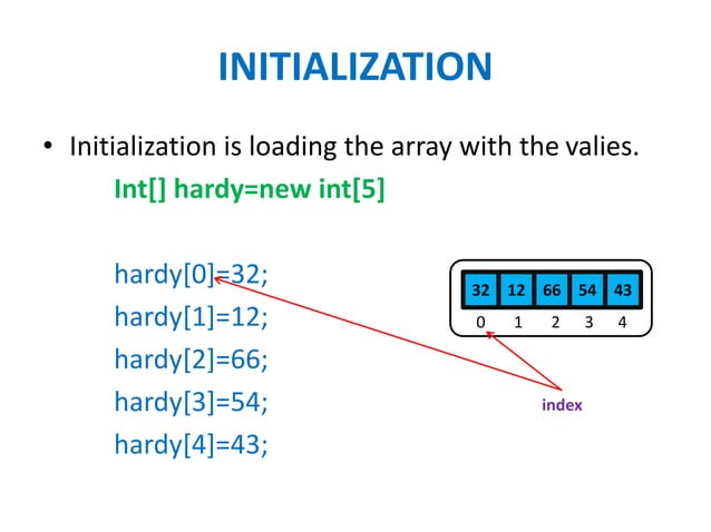 Arrays in java | PPTX
