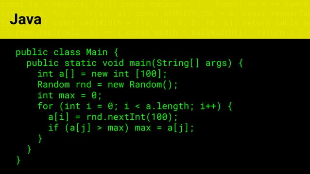 Programming Languages: comparison, history, future | PPT