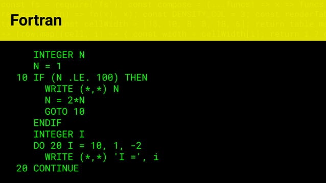 Programming Languages: comparison, history, future | PPT