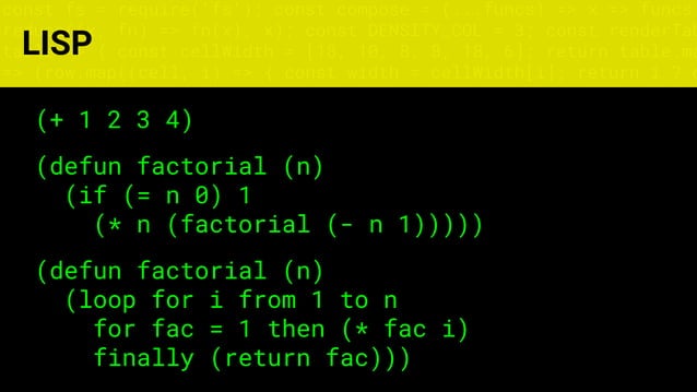 Programming Languages: comparison, history, future | PPT