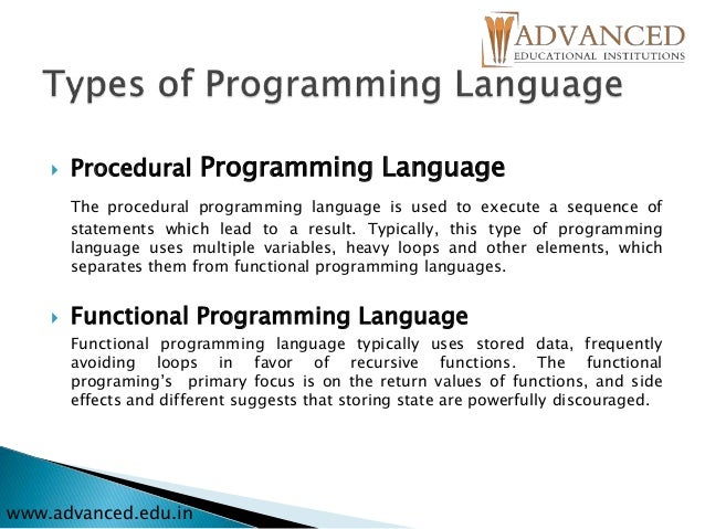 Functional programming language list - gdvamet Functional programming language list - gdvamet
