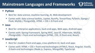 Programming Languages: Trends for 2021 | PPTX