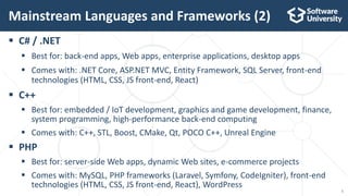 Programming Languages: Trends for 2021 | PPTX