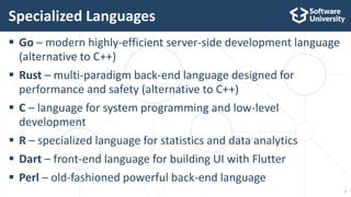 Programming Languages: Trends for 2021 | PPTX