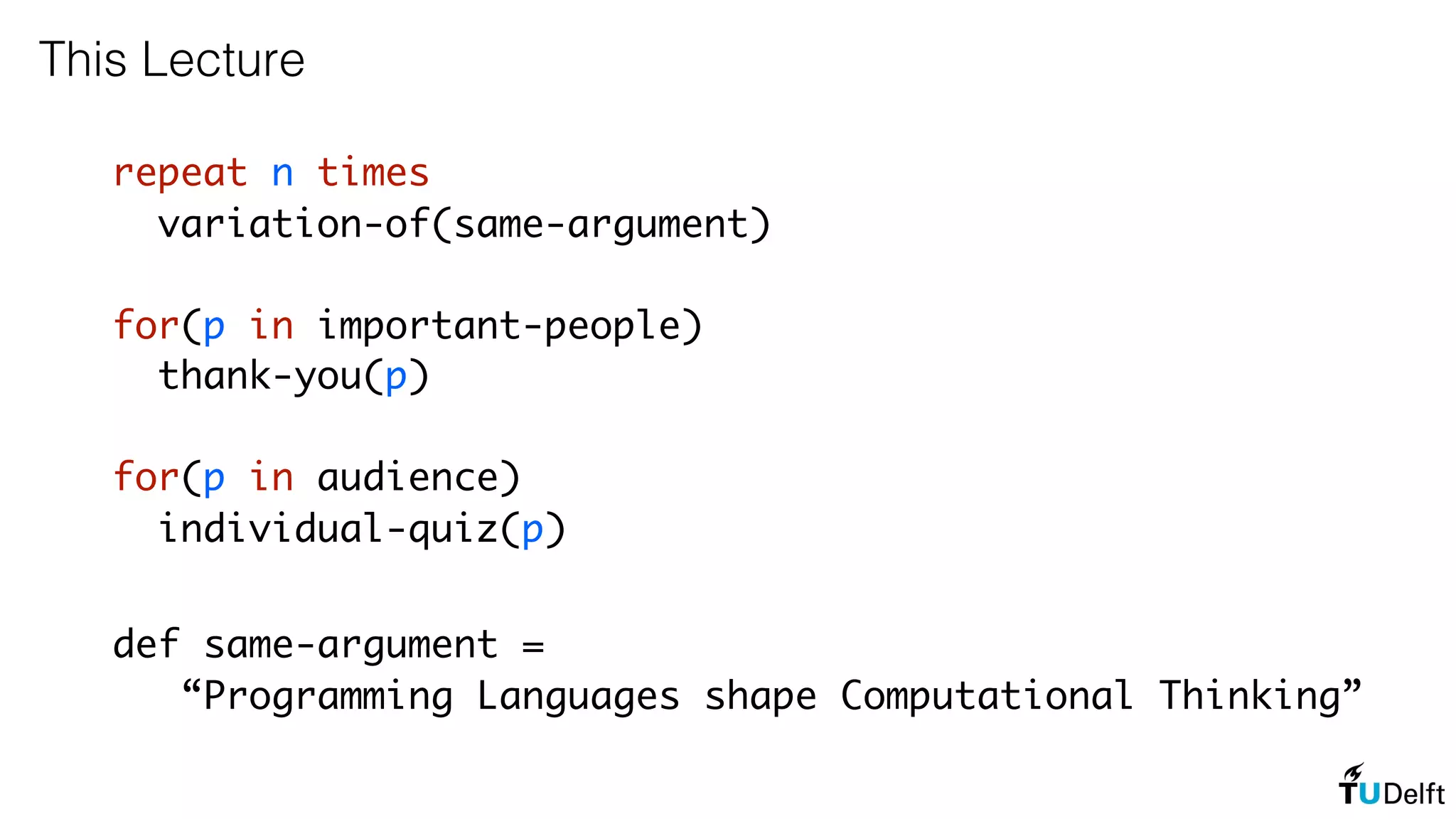 Programming Languages Shape Computational Thinking Ppt