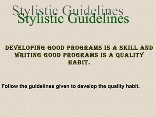 Programming Methodology | PPT