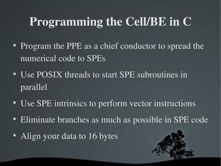 Programming the PS3 | PPT
