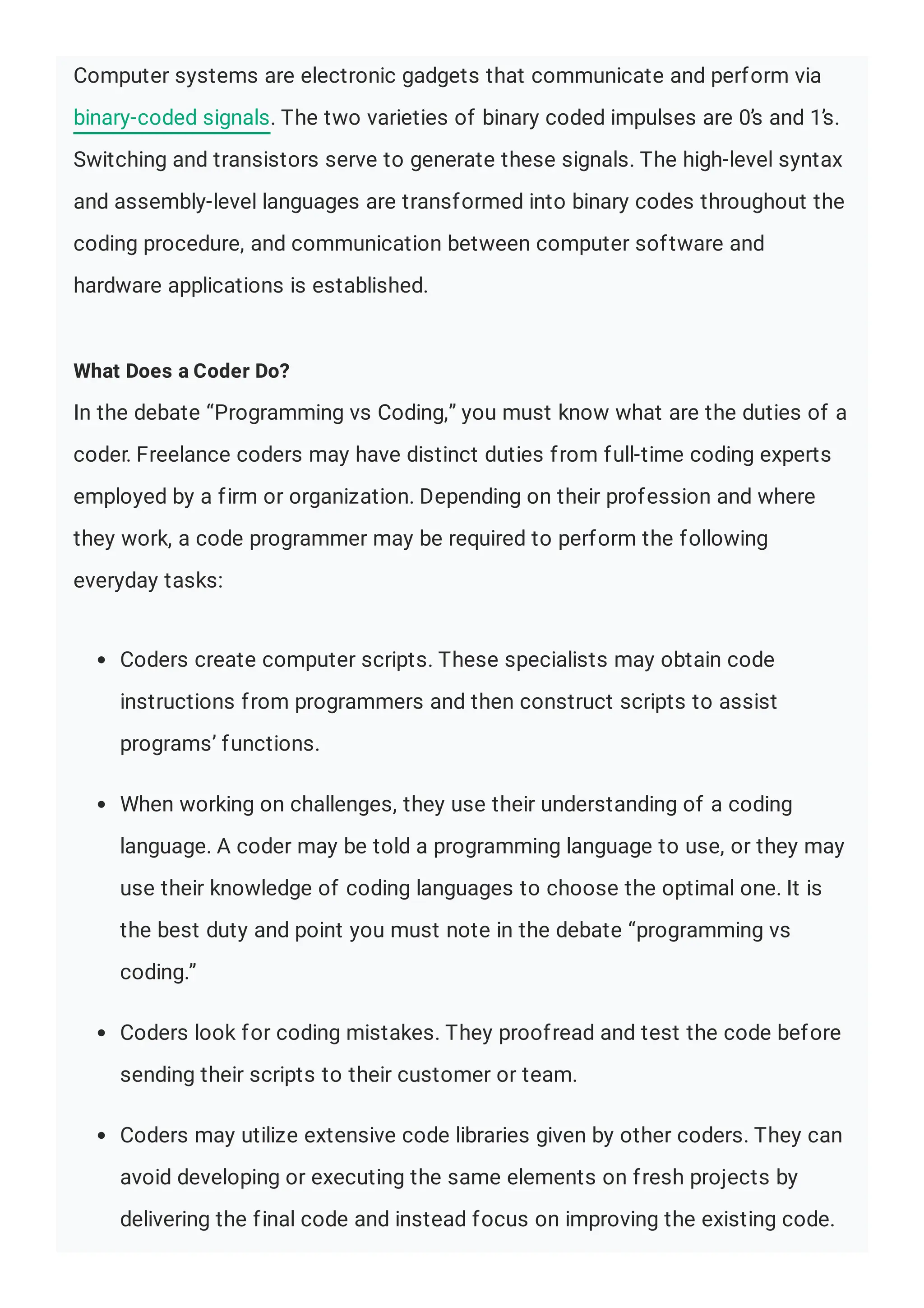 Programming vs Coding: Unveiling The Key Differences | PDF