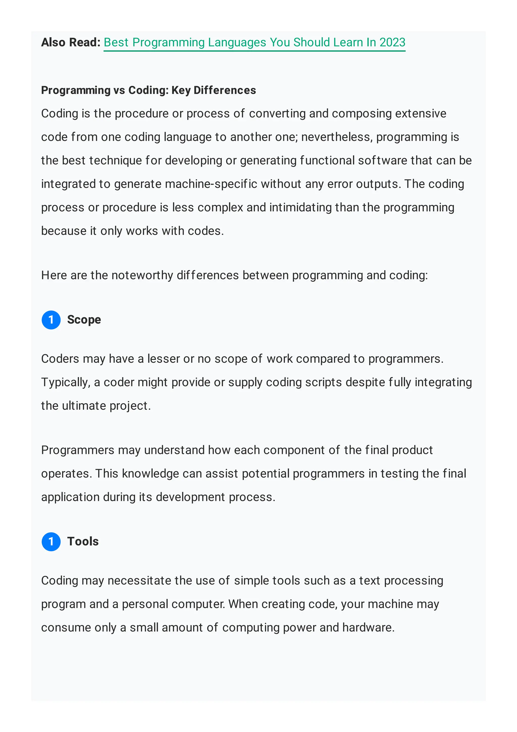 Programming vs Coding: Unveiling The Key Differences | PDF | Operating Systems | Computer ...
