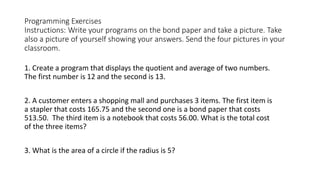 Programming 1.pptx | Free Download