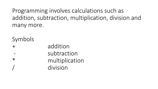 Programming 1.pptx | Free Download