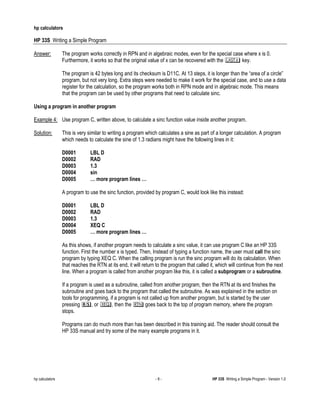 Programming 33s simple | PDF