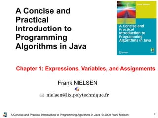 (chapter 1) A Concise and Practical Introduction to Programming Algorithms in Java | PPT