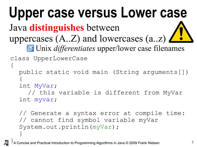 Chapter 2 A Concise And Practical Introduction To Programming Algorithms In Java Ppt