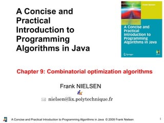 (chapter 9) A Concise and Practical Introduction to Programming Algorithms in Java | PPT