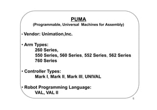 Programming And Controlling Puma Arms | PPT