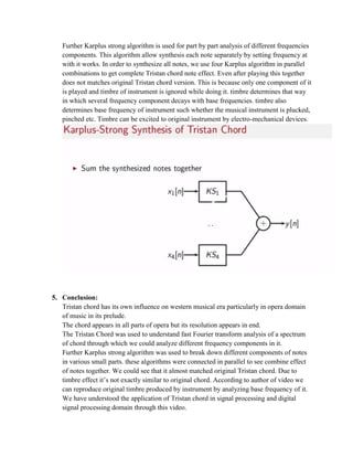 Fourier Analysis On Tristan Chord | PDF