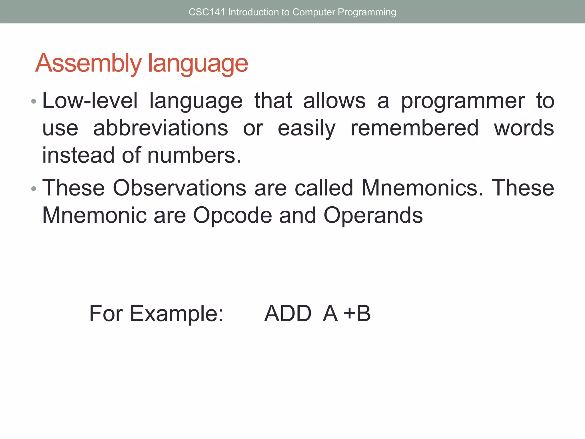 Programming basics | PPTX