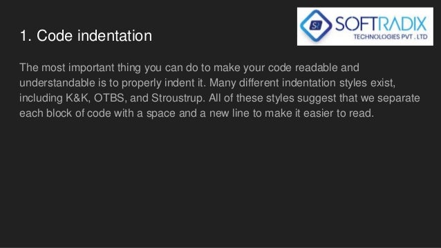 Programming Best Practices for Writing Better Code | PPT