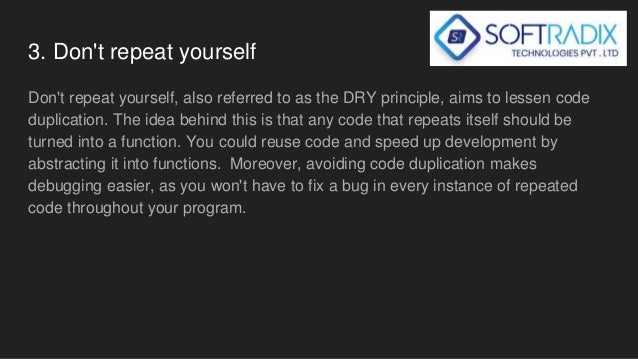 Programming Best Practices for Writing Better Code | PPT