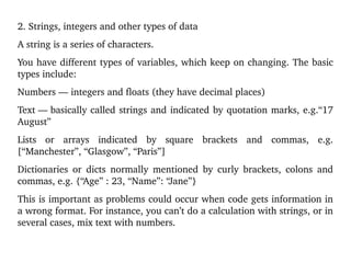 8 Programming Concepts You Should Know | ODP