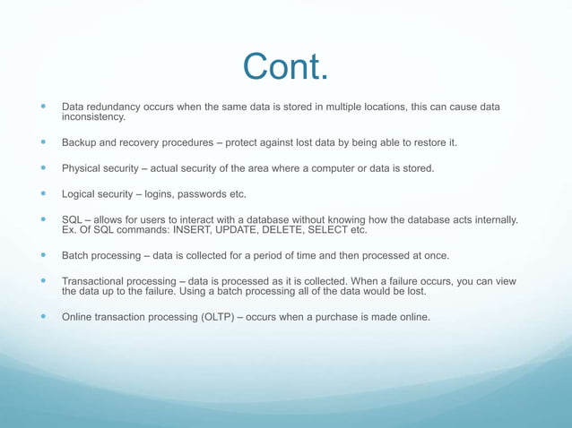 Programming Concepts And Data Management Pptx Programming Languages