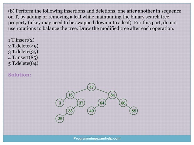 Algorithms Exam Help | PPT