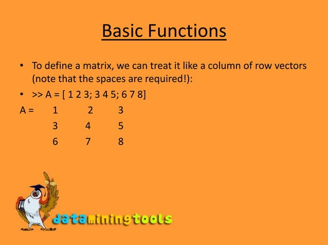 Programming Environment in Matlab | PPTX