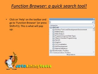 Programming Environment in Matlab | PPTX