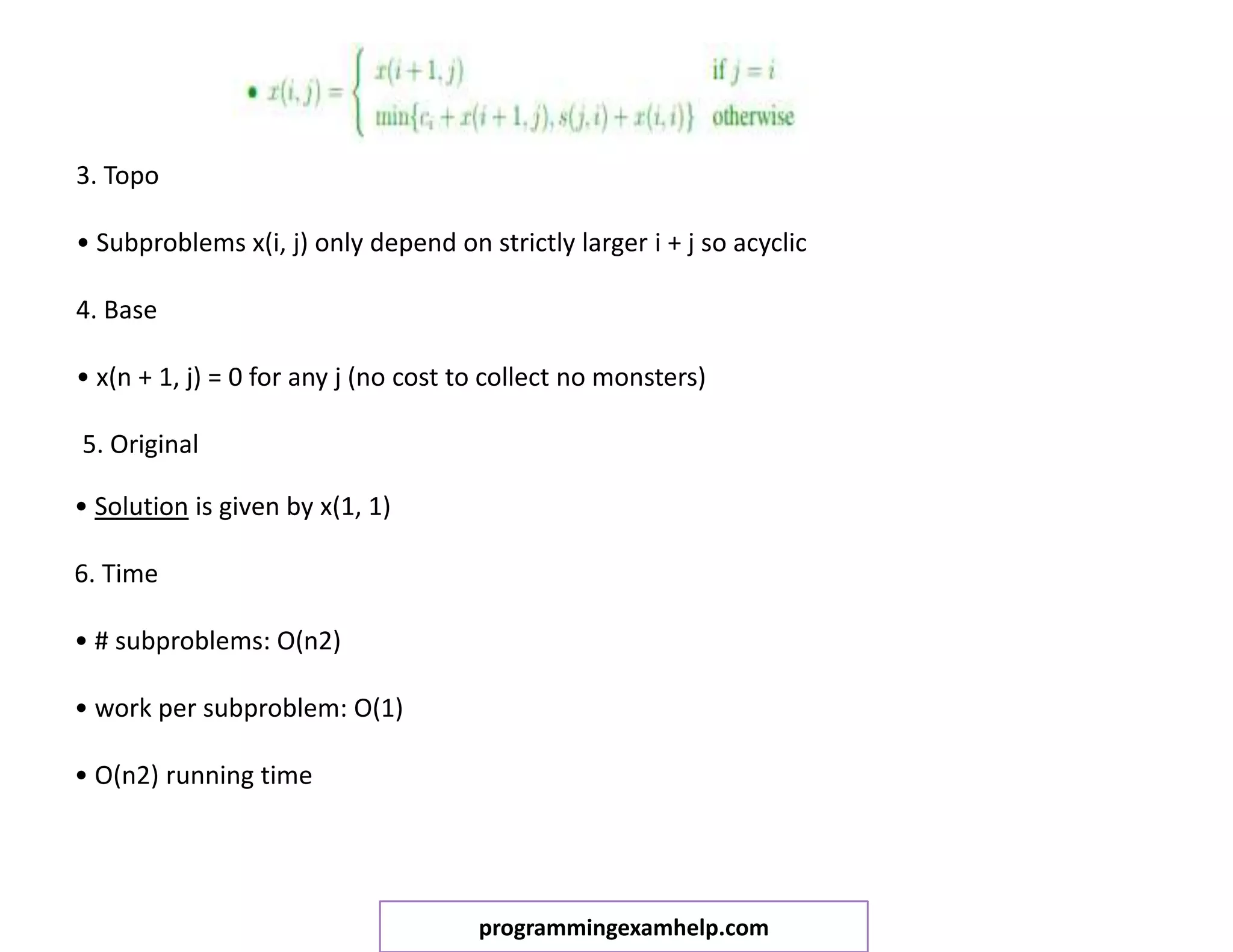Programming Exam Help | PPT