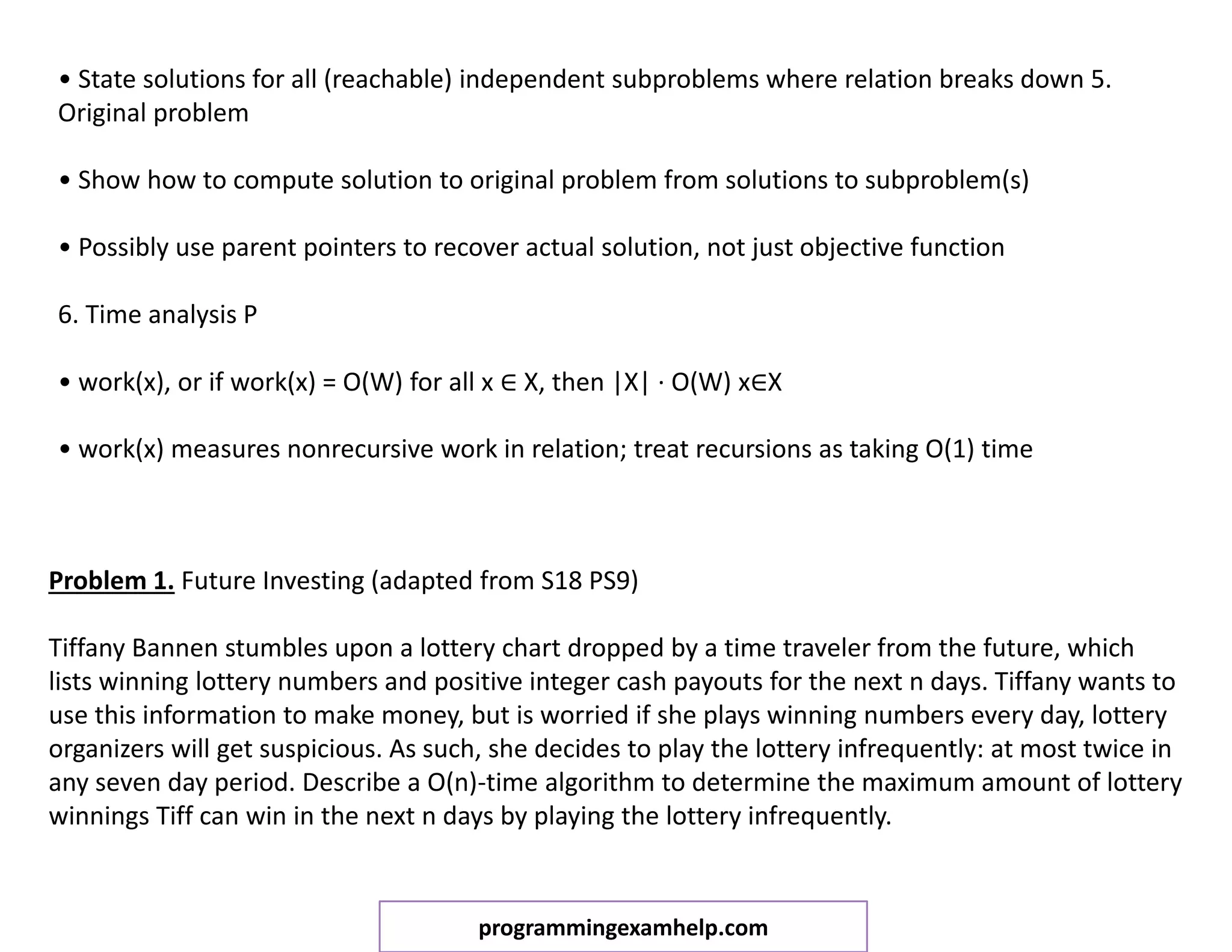 Programming Exam Help | PPT