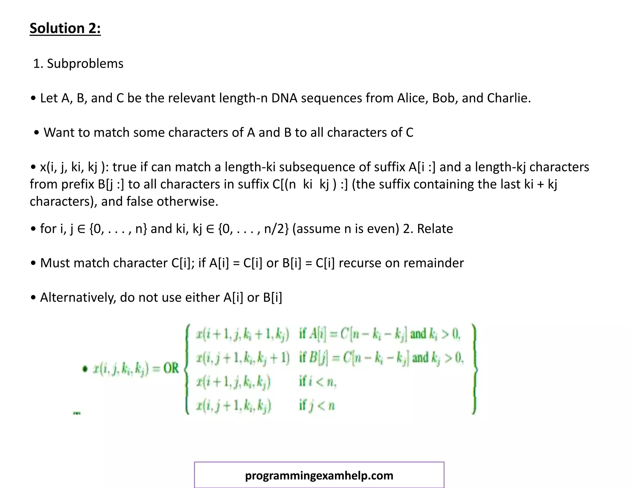 Programming Exam Help | PPT
