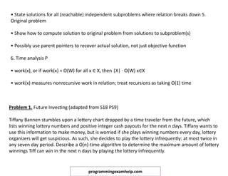 Programming Exam Help | PPT