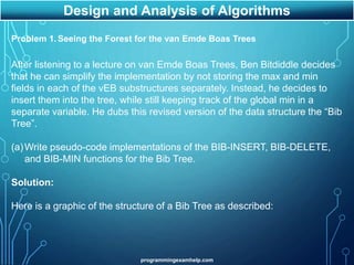 Algorithm Exam Help | PPT