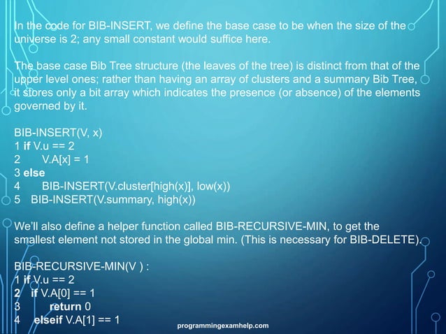 Algorithm Exam Help | PPT