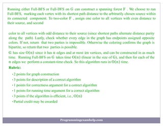Algorithms Design Exam Help | PPT