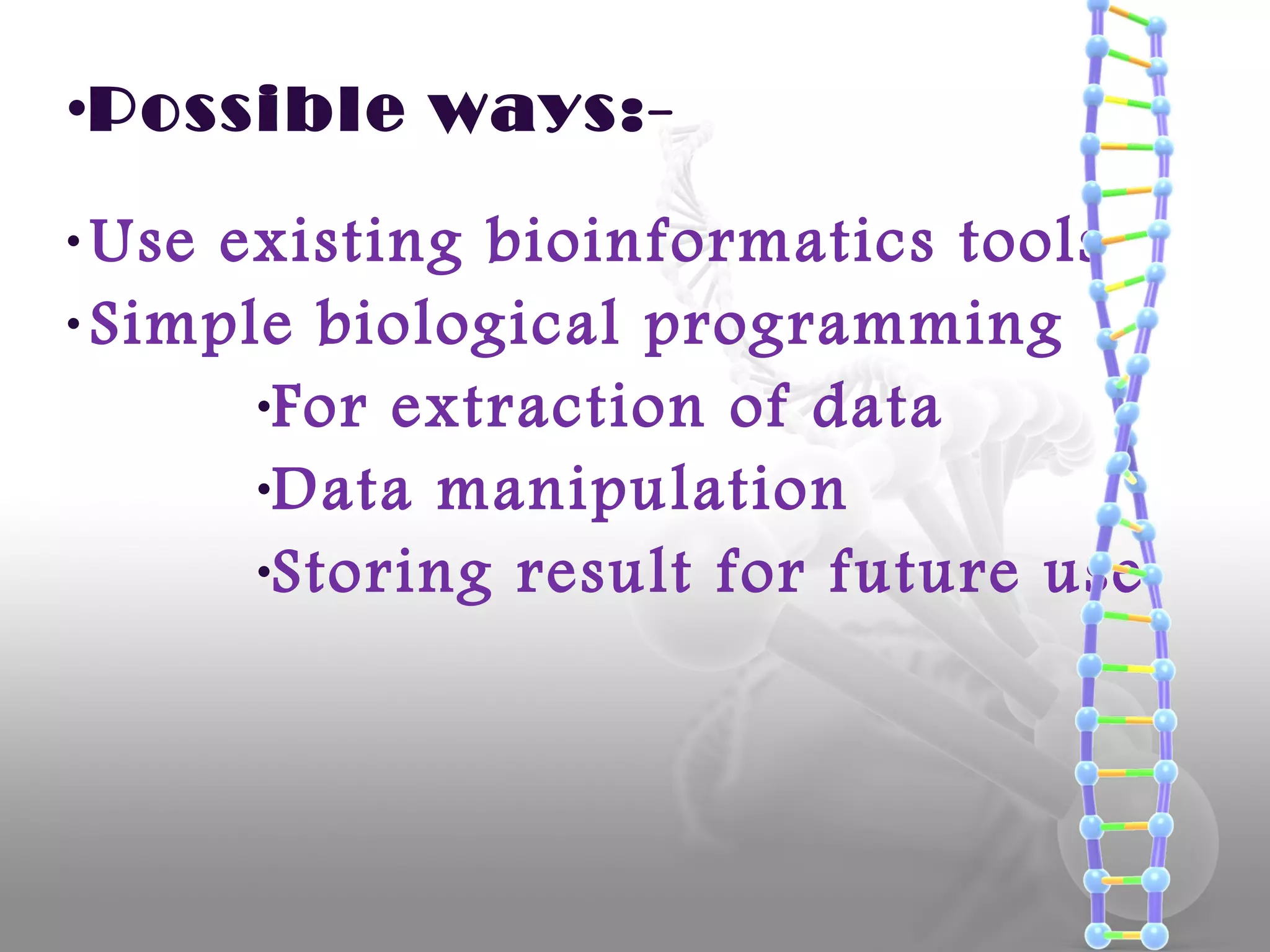 Programming For Biologists Ppt