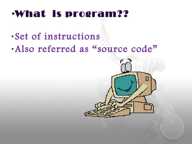 Programming for biologists | PPT
