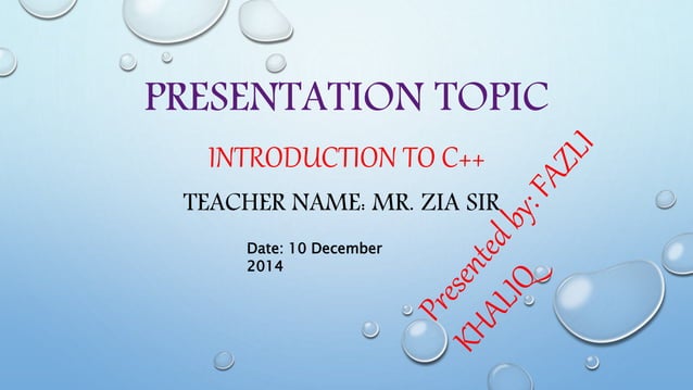 Programming Fundamental Presentation | PPT