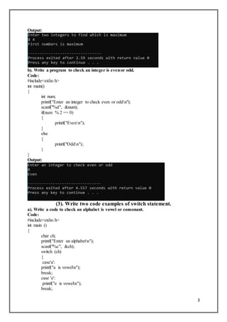 Programming fundamentals | PDF