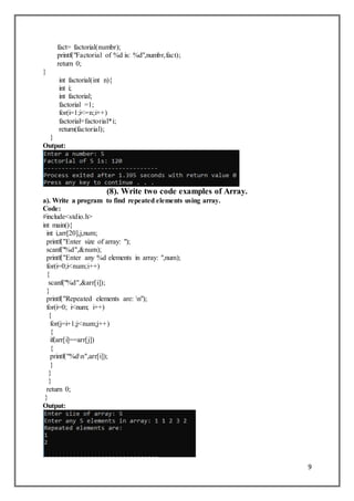 Programming fundamentals | PDF