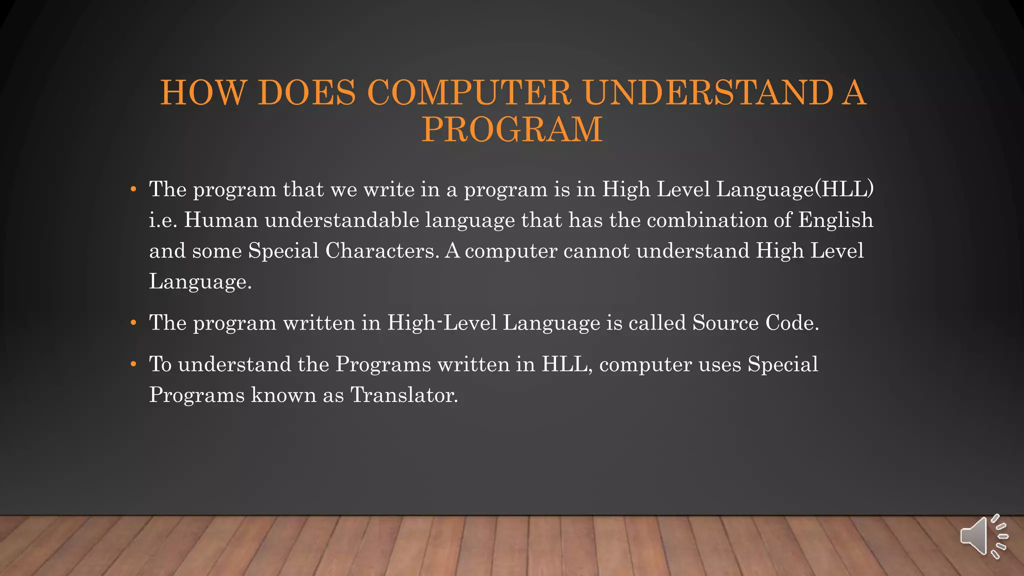 Programming Fundamentals Presentation Pptx Programming Languages Computing