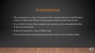 Programming fundamentals presentation | PPTX | Programming Languages | Computing