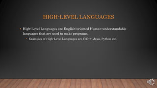 Programming fundamentals presentation | PPTX