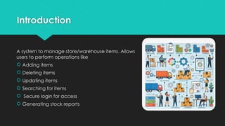 Programming Fundamentals - Inventory Management System Project.pptx